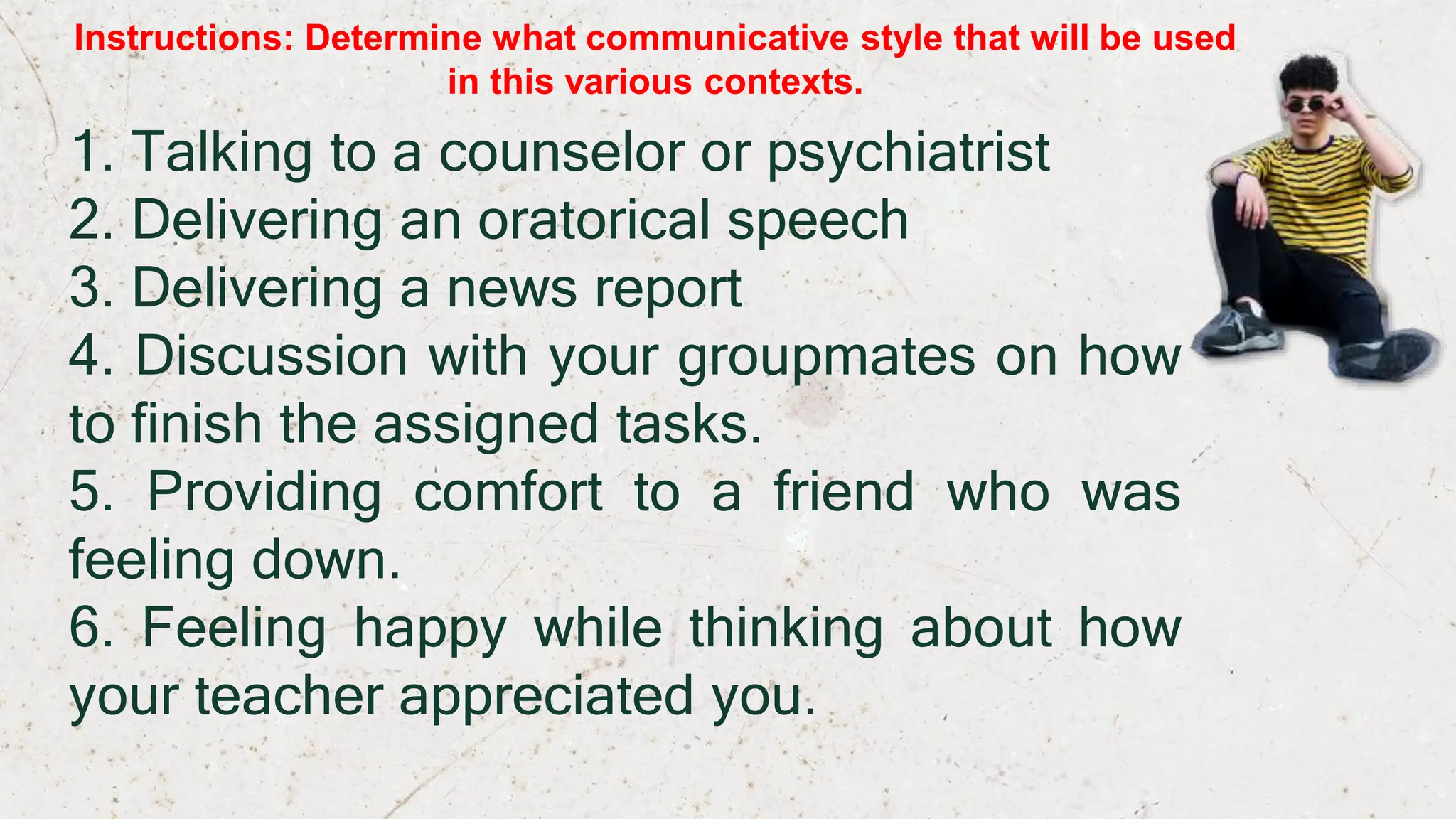 Basic Communicative of Styles in English | PPTX