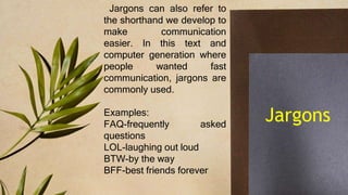 Basic Communicative of Styles in English | PPTX