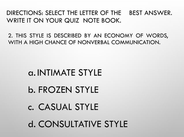 Communicative Styles.pptx english 9 grade 9 | PPTX