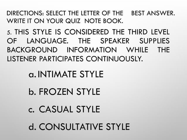Communicative Styles.pptx english 9 grade 9 | PPTX