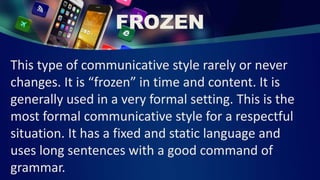 communicative styles demo.pptx | Christianity | Religion & Spirituality