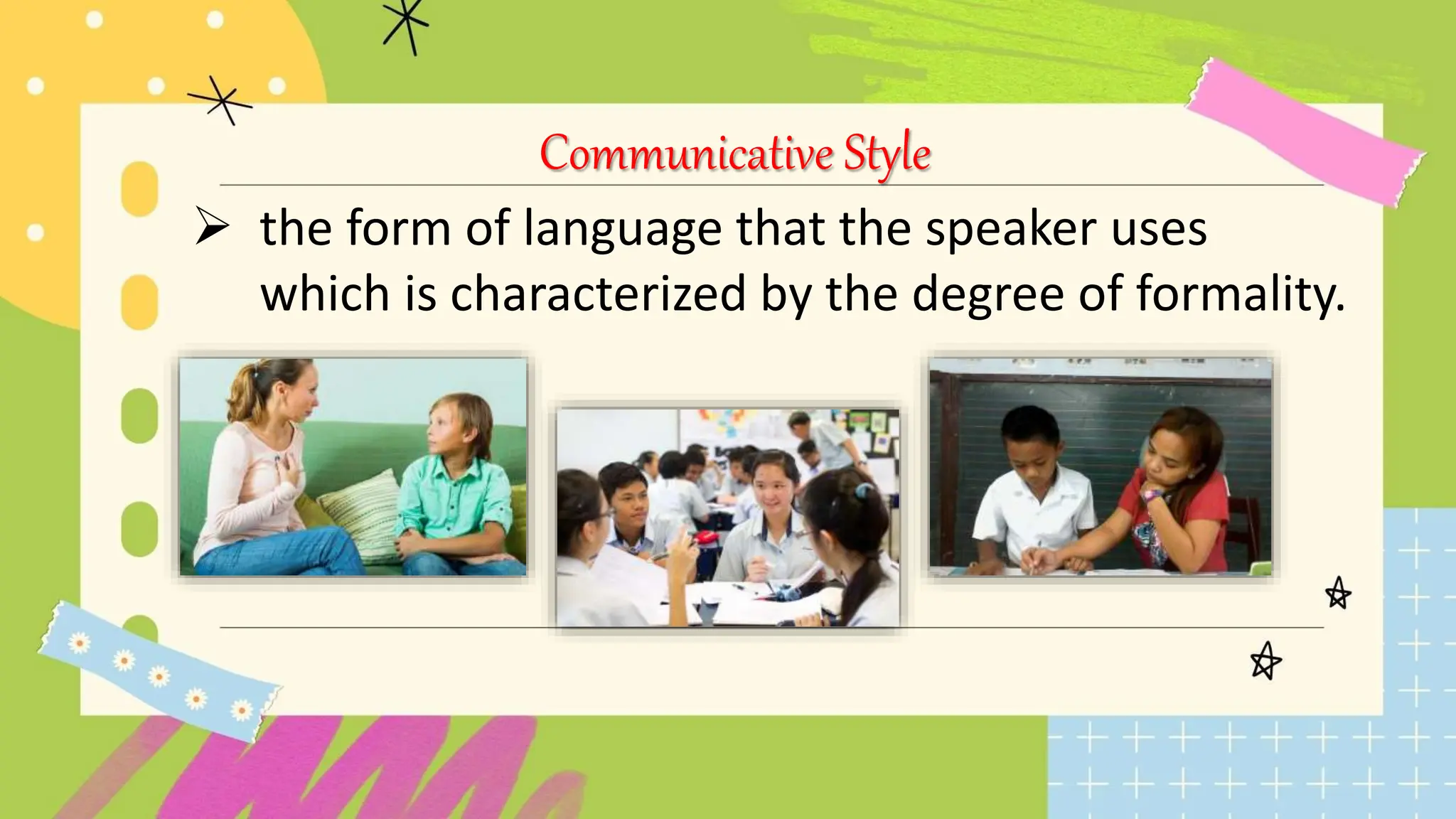 Communicative Styles - Types of Communicative Styles | PPTX