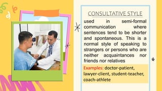 Communicative Styles - Types of Communicative Styles | PPTX