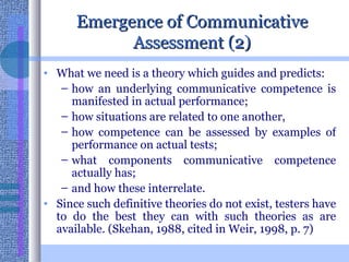 Communicative testing | PPT