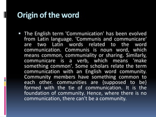 Communicaton Skills PPT (definition and process).pdf | Internet for ...