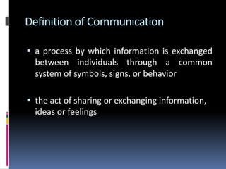 Communicaton Skills PPT (definition and process).pdf | Internet for ...