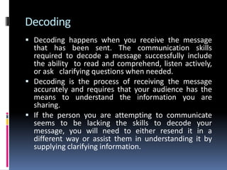 Communicaton Skills PPT (definition and process).pdf | Internet for ...