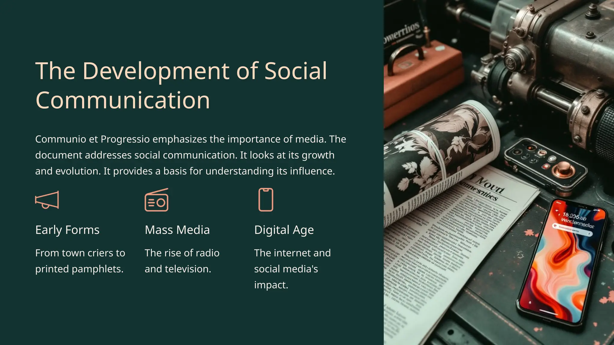 Communio-et-Progressio - Catholic Church Document on communication | PPTX