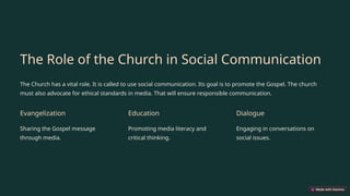 Communio-et-Progressio - Catholic Church Document on communication | PPTX