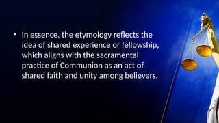 what is communion according christianity.pptx