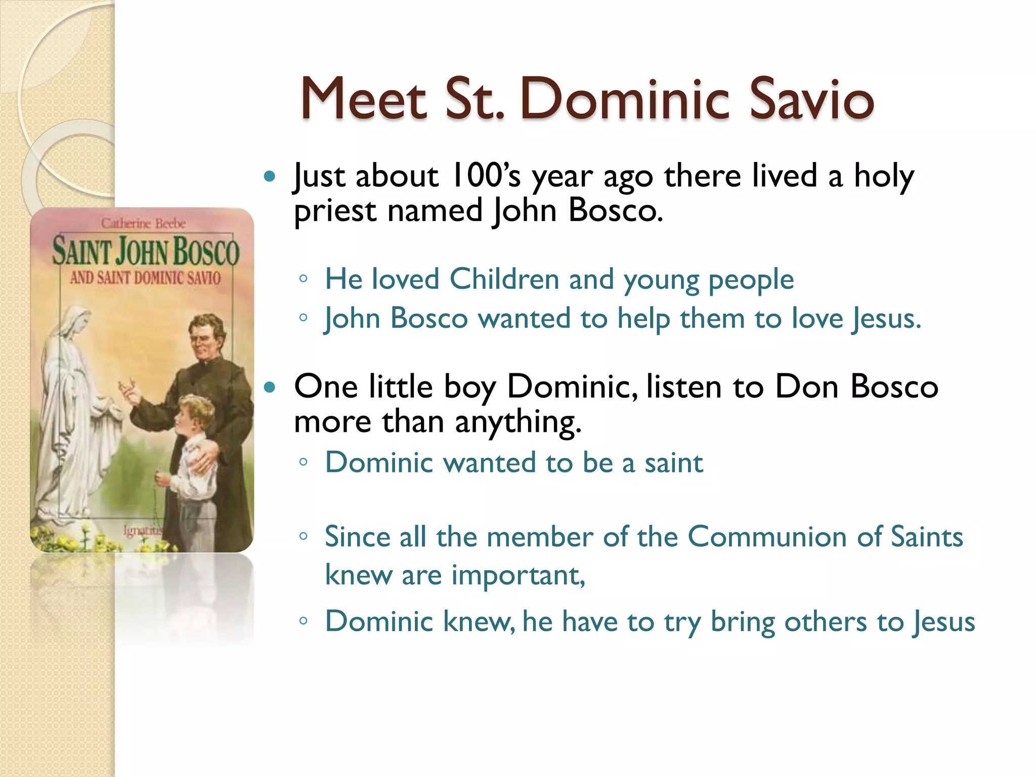 Communion among holy persons | PPTX