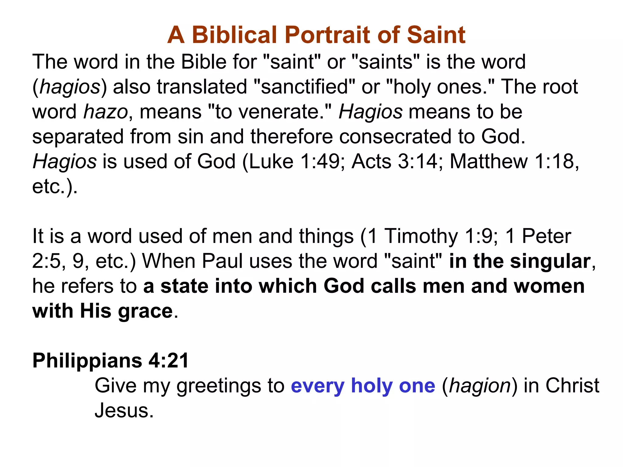 Communion of saints | PPT