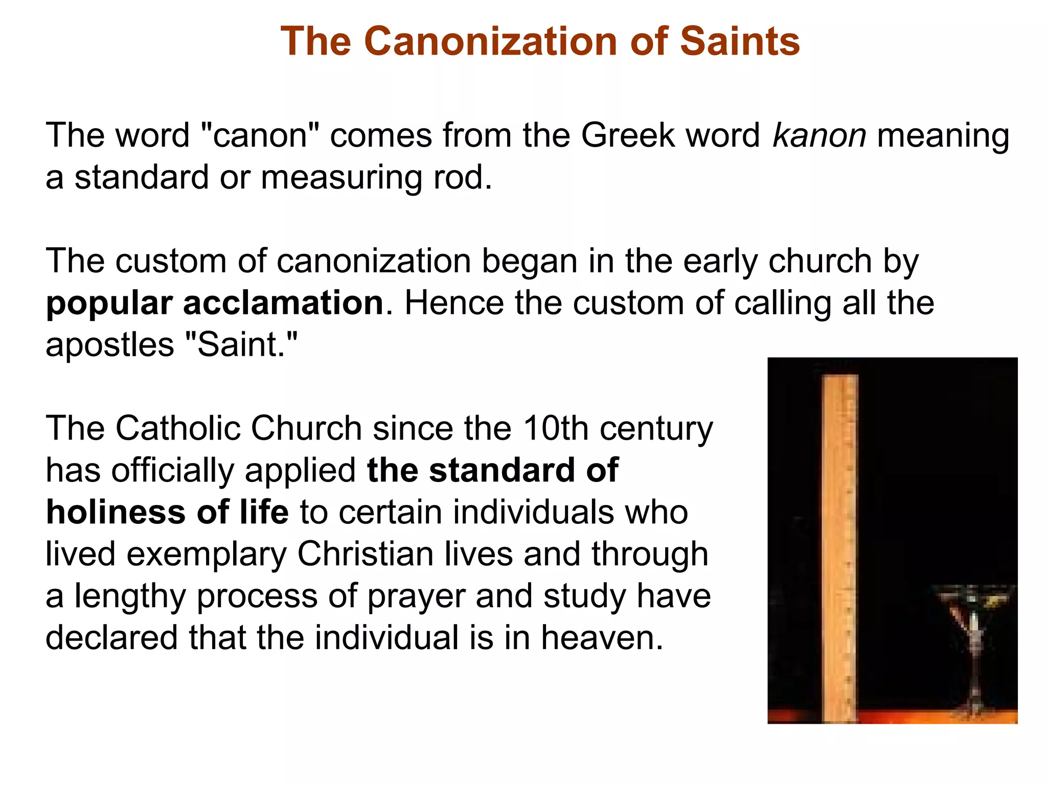 Communion of saints | PPT