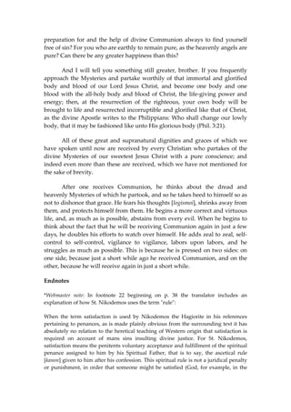St. Macarius Notaras and St. Nicodemus of Athos Regarding Communion | PDF