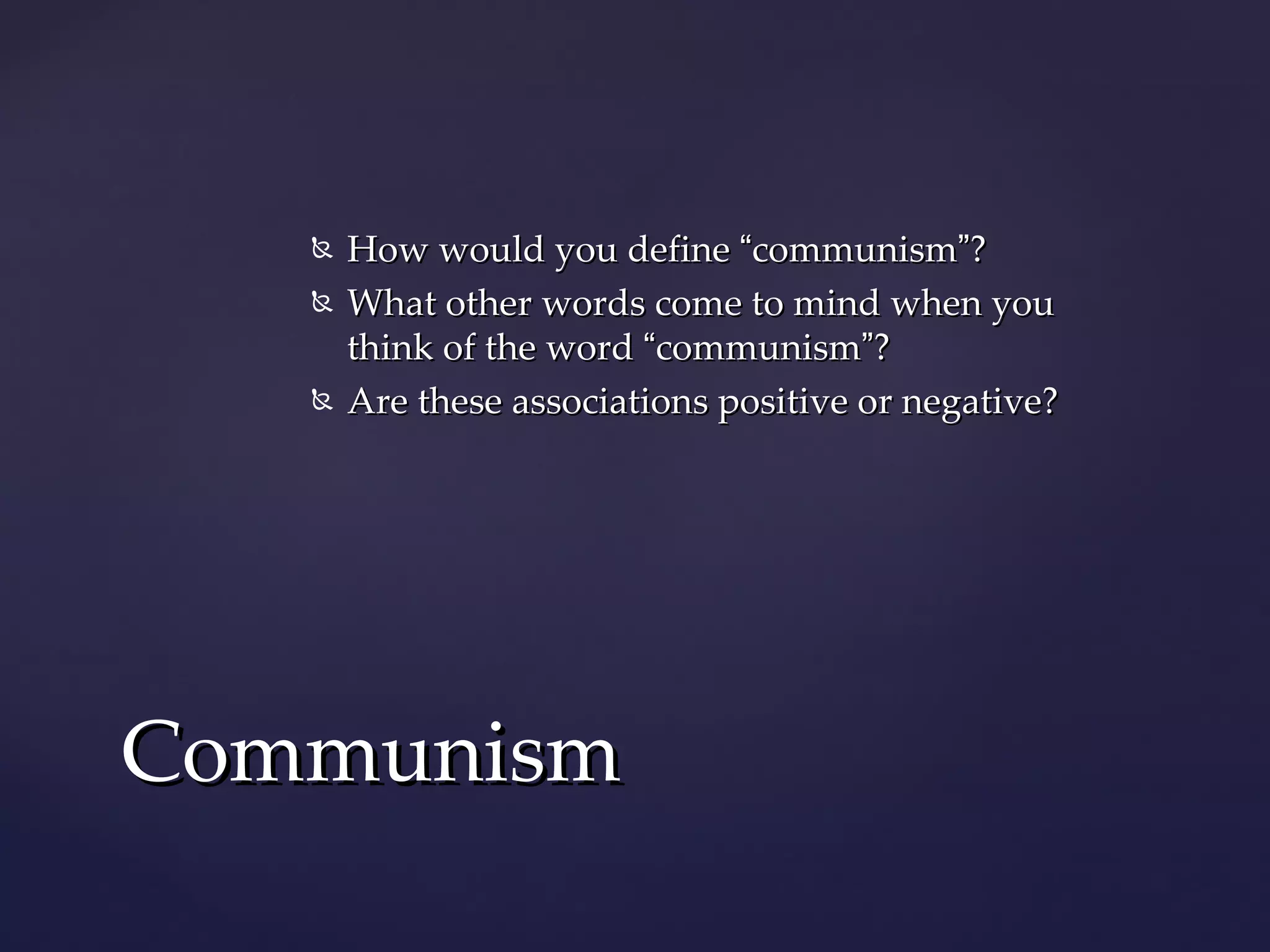Communism | PPT