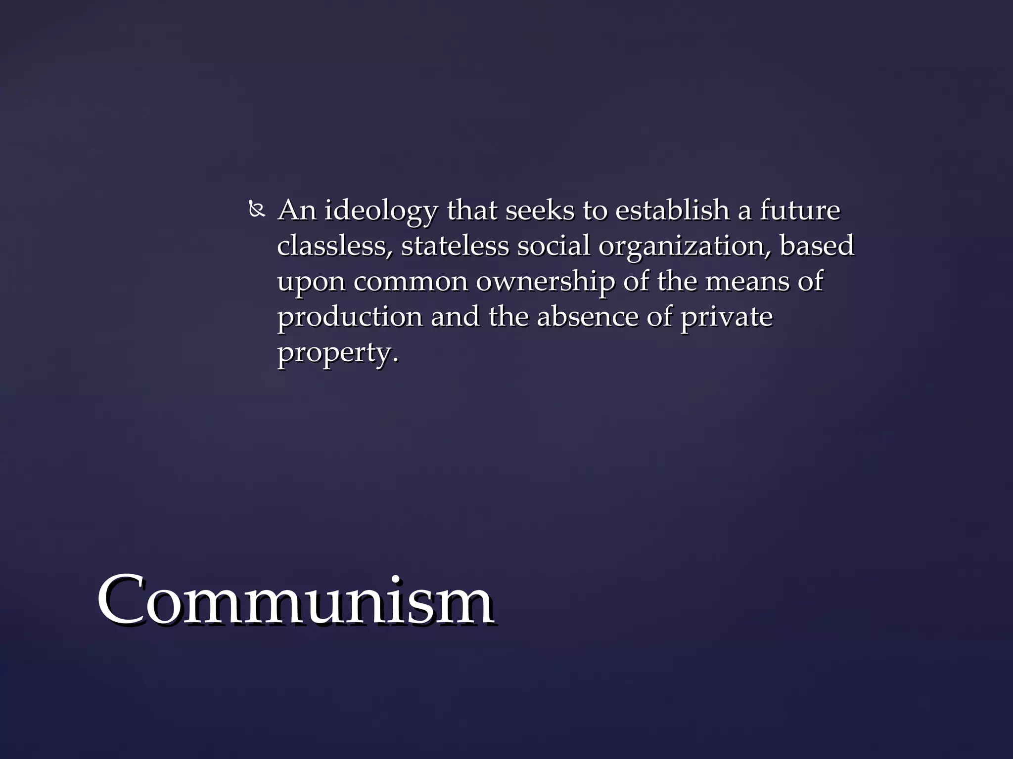 Communism | PPT