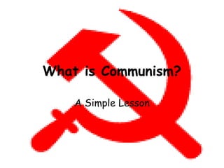 Introducction to Communism | PPT
