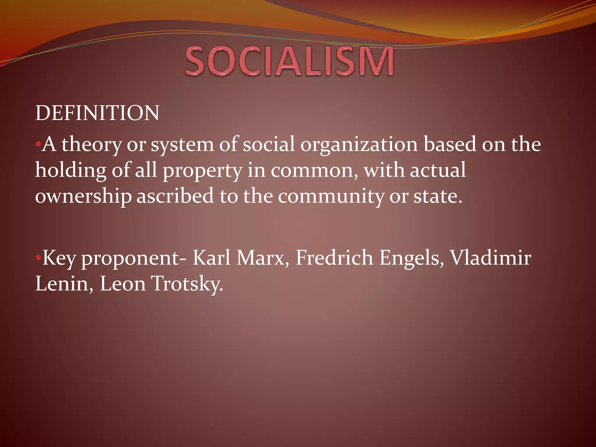 Communism & Socialism | PPTX