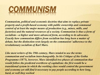 Communism | PPTX