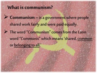 Communism | PPTX
