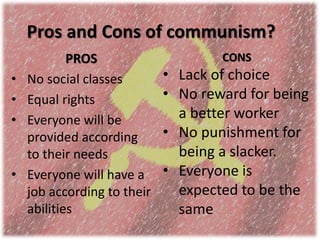 Communism | PPTX