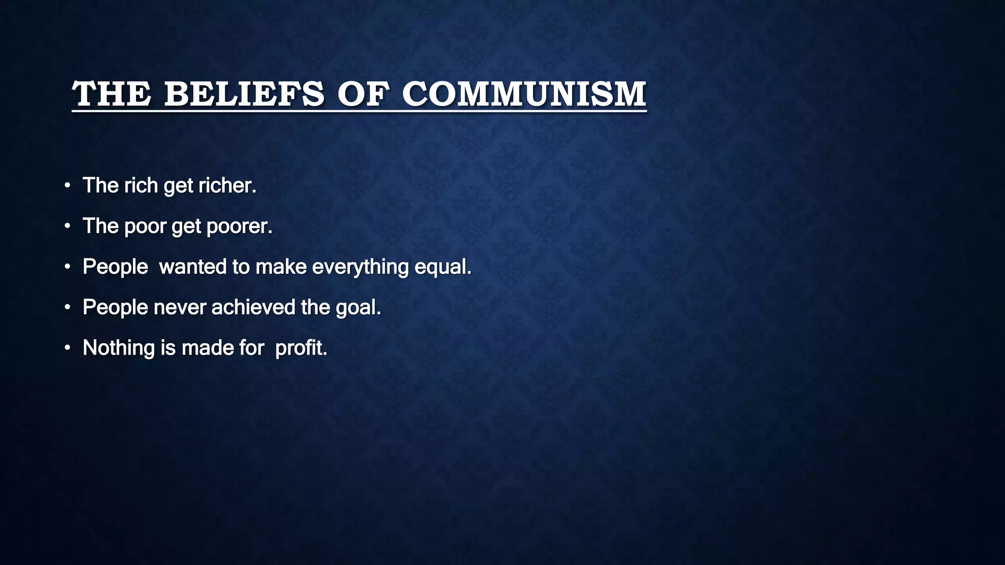 Communism, Karl Marx | PPTX