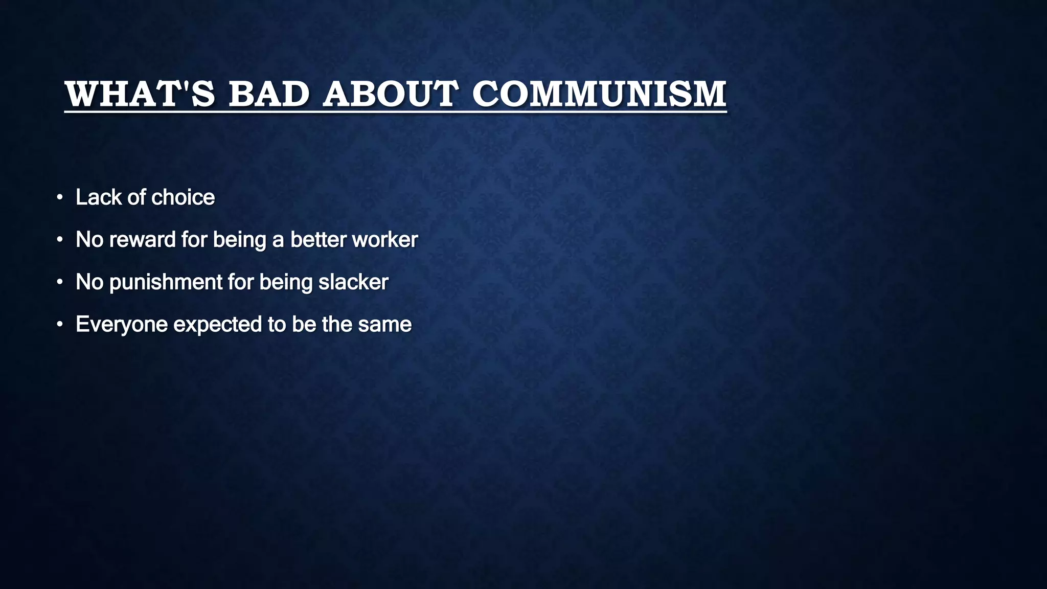 Communism, Karl Marx | PPTX
