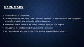 Communism, Karl Marx | PPTX