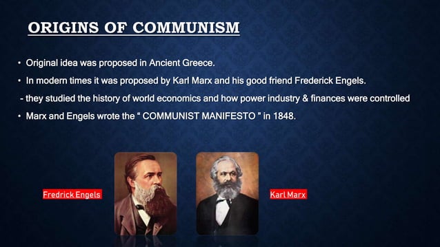 Communism, Karl Marx | PPTX