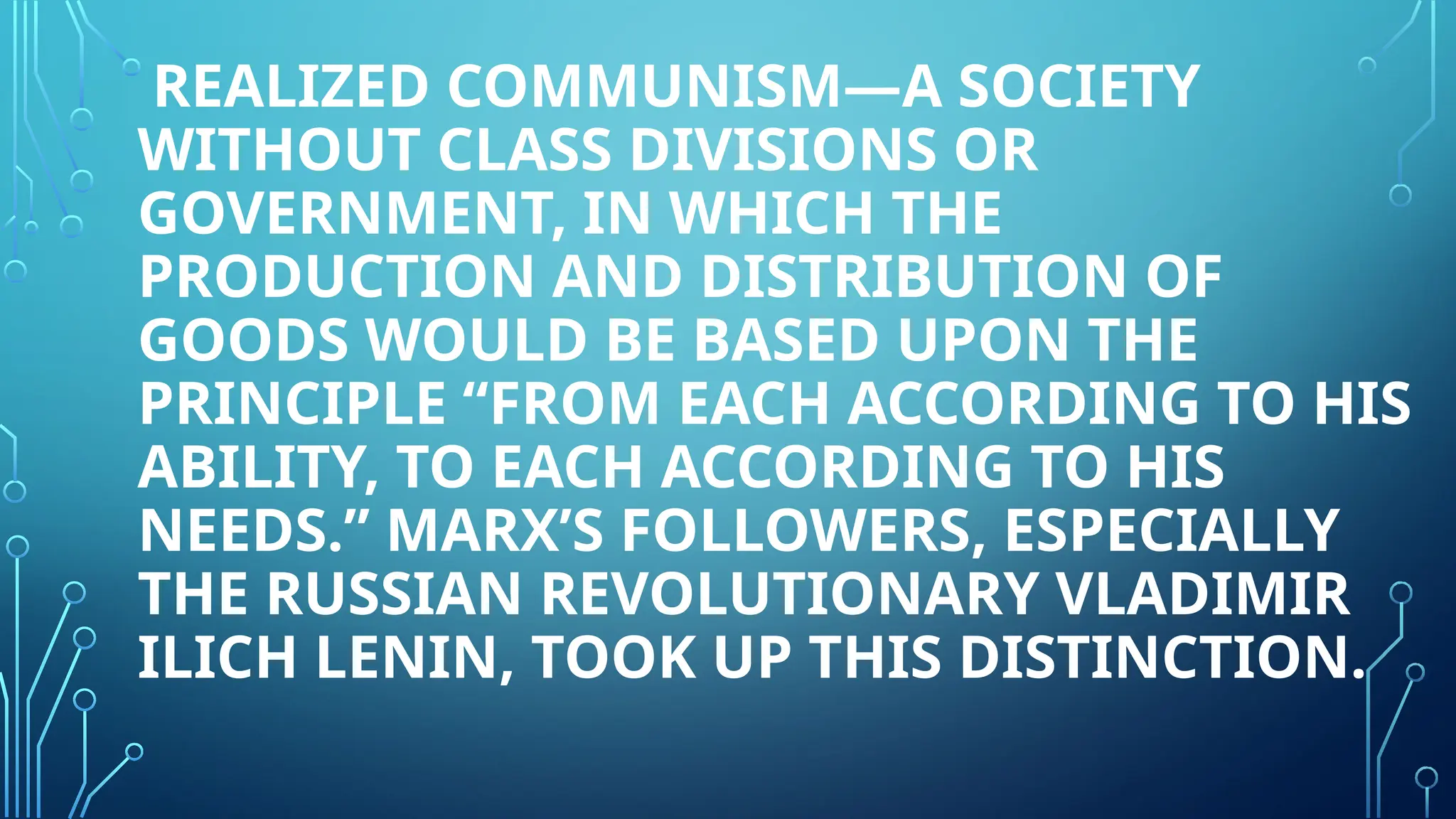 COMMUNISM.pptx A student report on Communism | PPTX