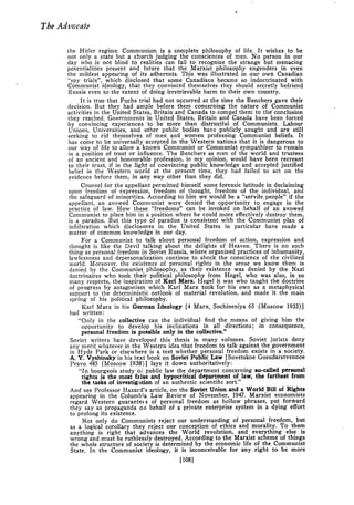 Communism and the Law Society of BC, from 1950 article in the Advocate ...