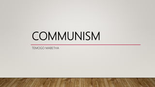 All about communism | PPT