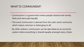 All about communism | PPT