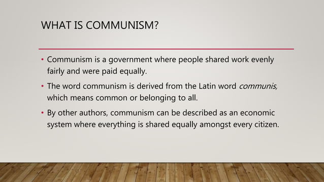 All about communism | PPT