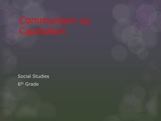 Communism Vs Capitalism Chart