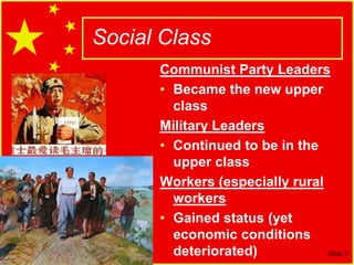 Communist China Economy & Social Class | PPTX
