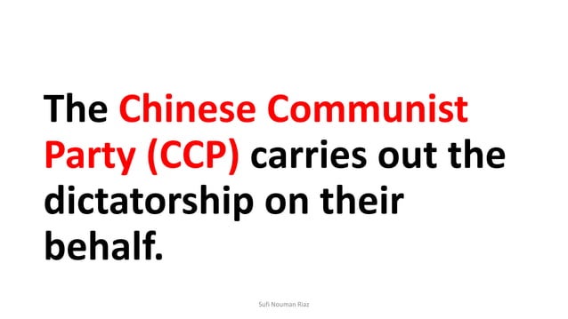 Communist party of china, its structure and how does it work | PDF ...