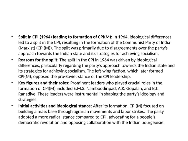 communist party of India bba du college .pptx