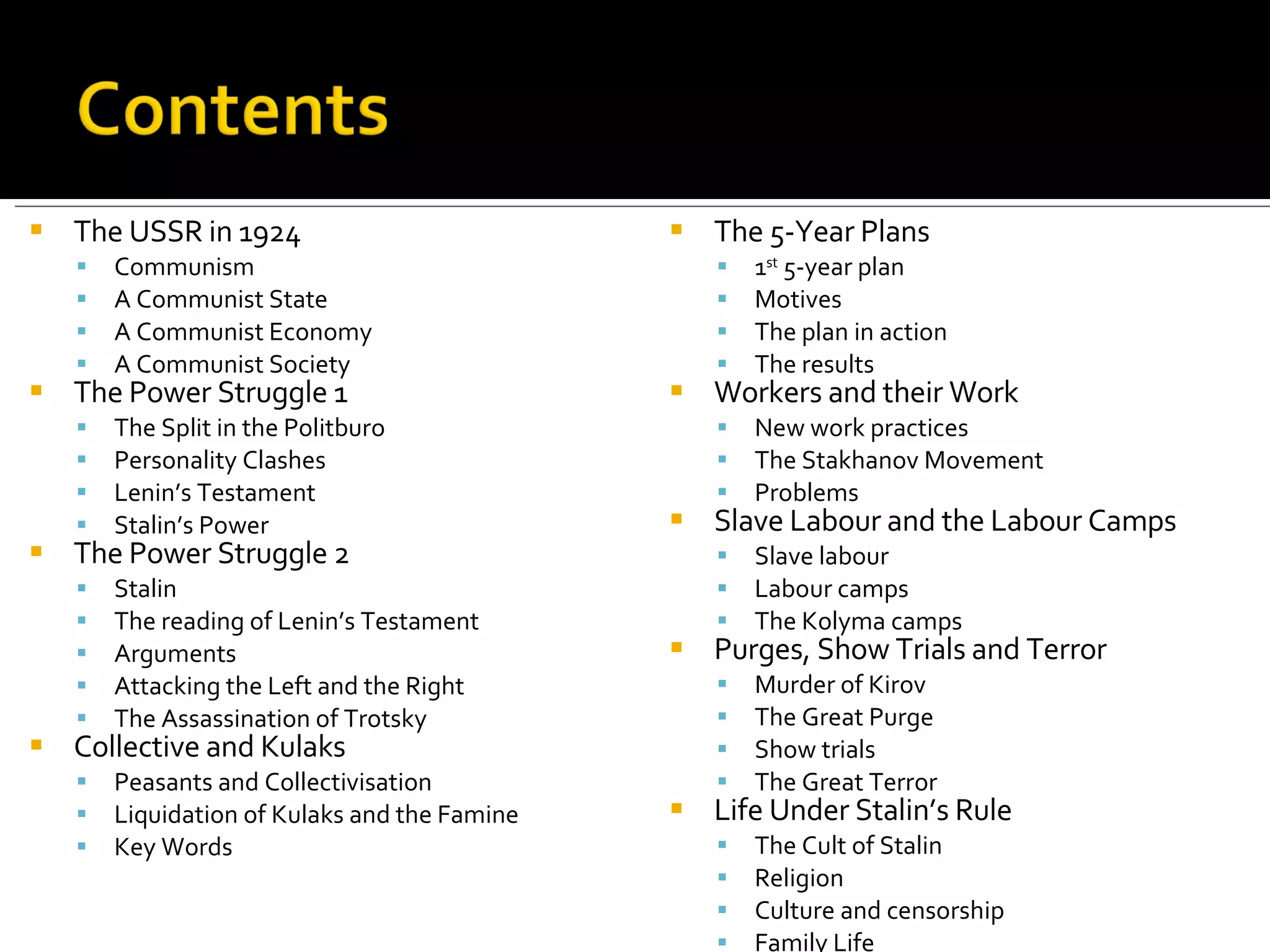 Communist Russia - Stalin | PPT