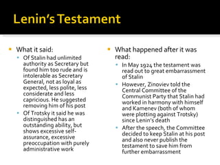 Communist Russia - Stalin | PPT