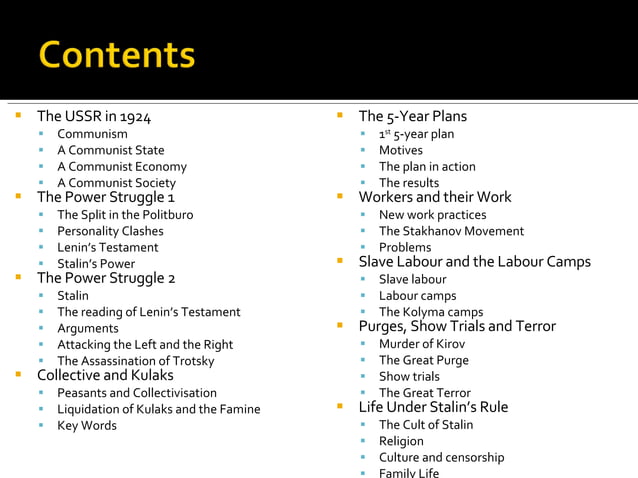 Communist Russia - Stalin | PPT