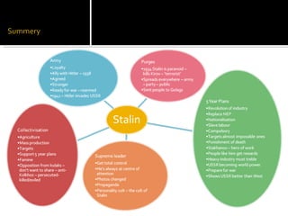 Communist Russia - Stalin | PPT