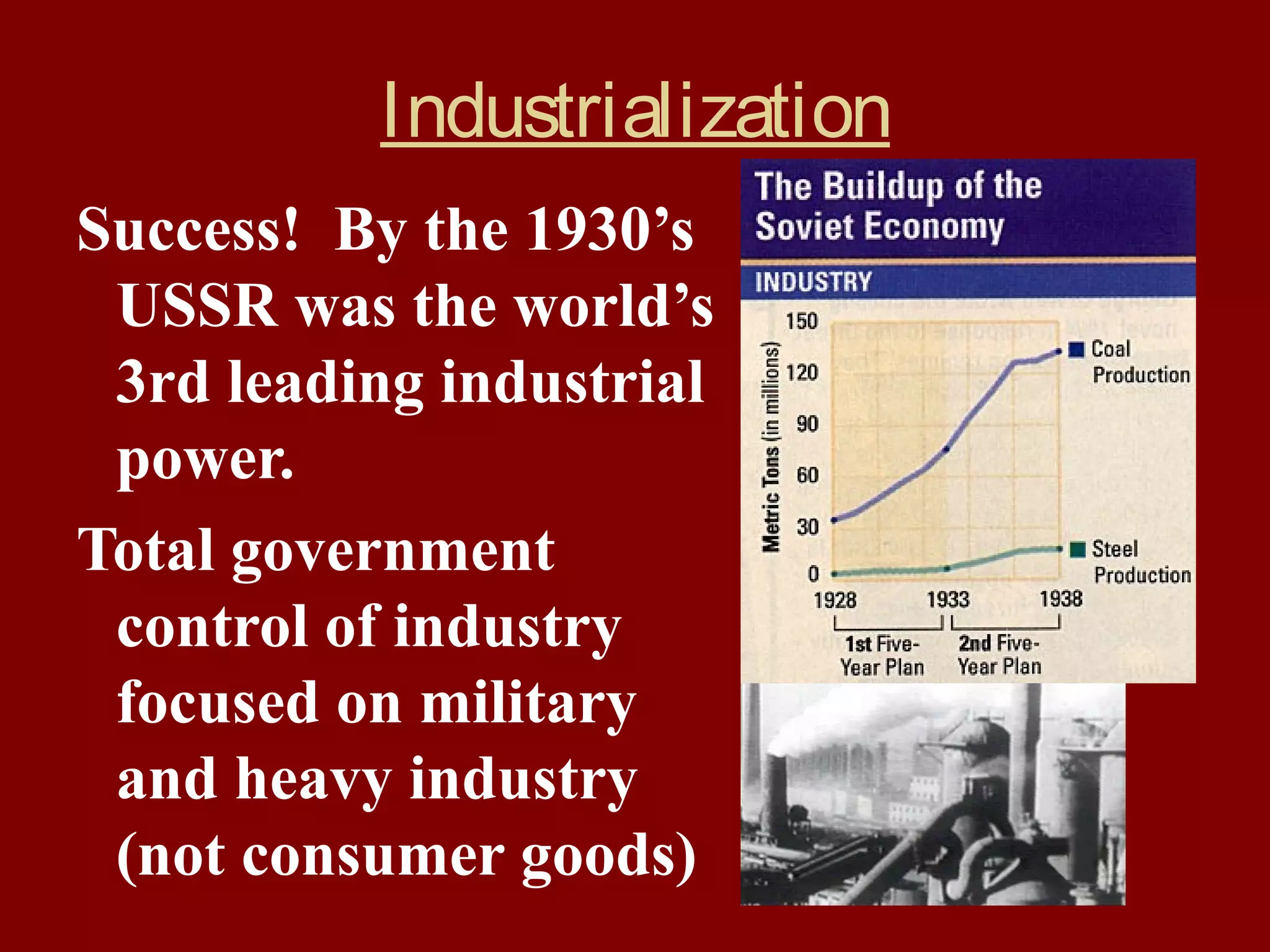 Communist USSR - Economy and Social Changes | PPT