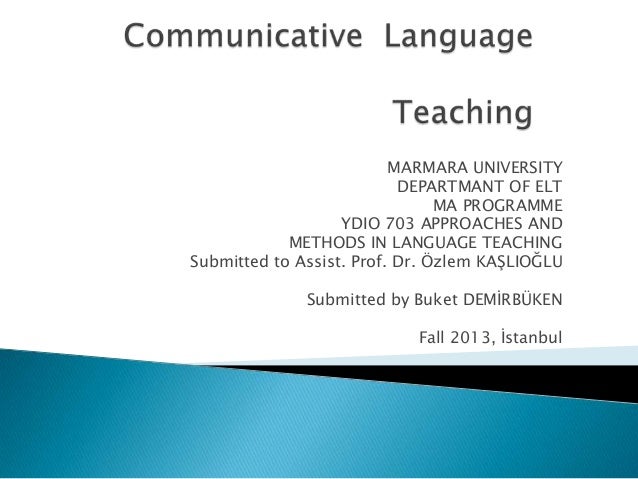 Communiticative Language Teaching