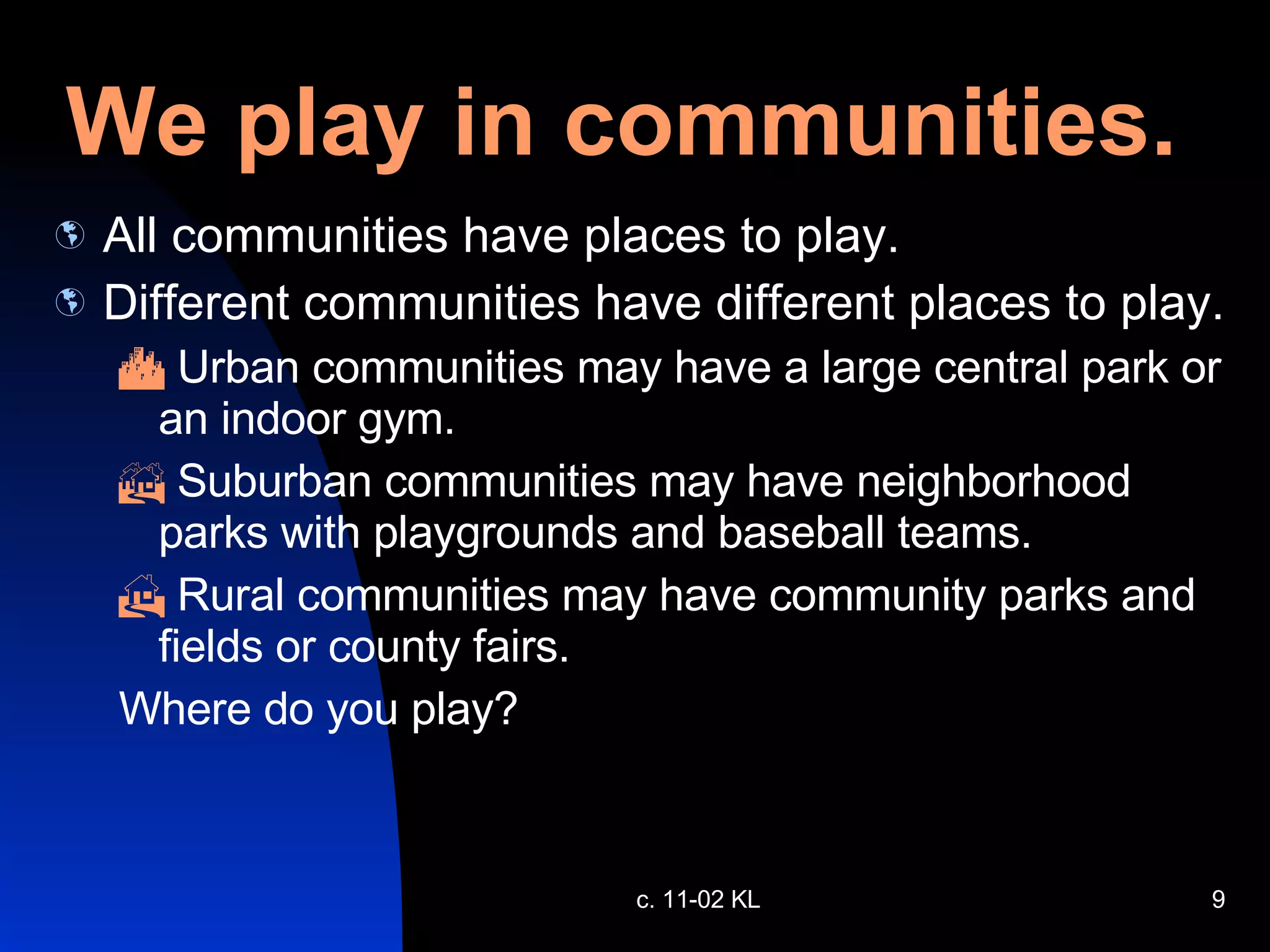 Communities | PPT