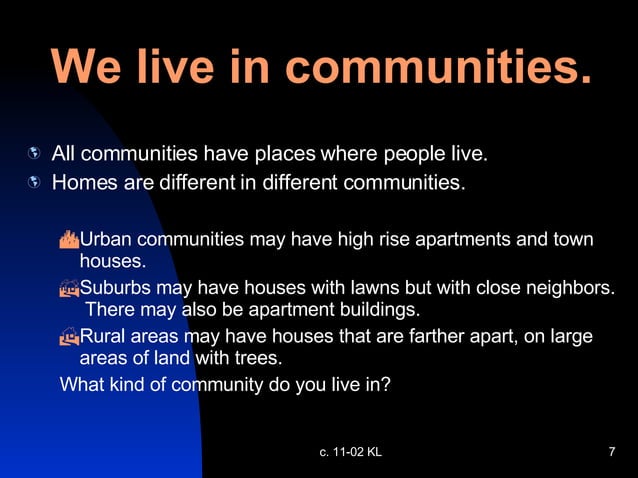 Communities | PPT | Houses | Real Estate