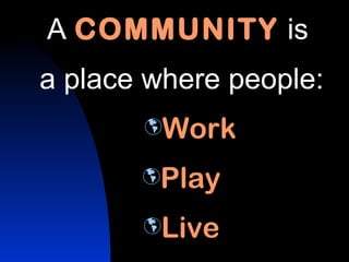 Communities of the World | PPT