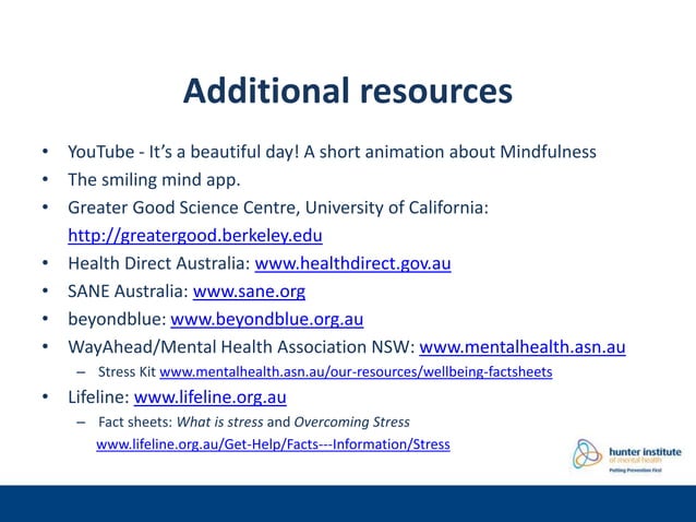 Self-care: Good for you and your work | PPTX