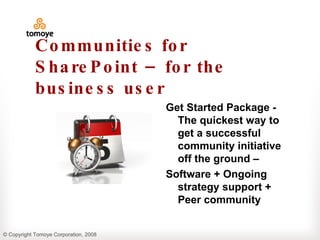 Communities For SharePoint | PPT | Social Networking | Internet