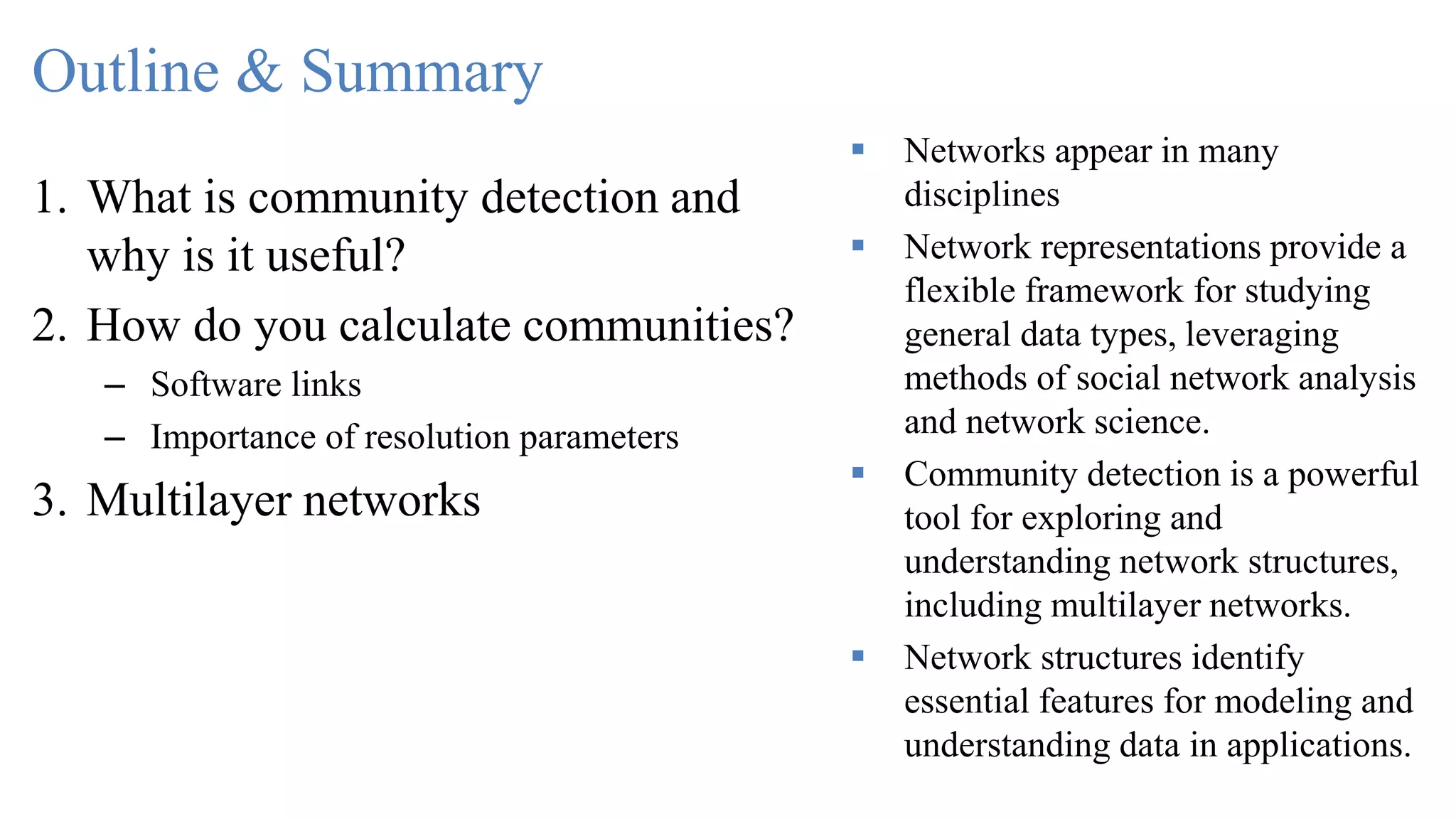 06 Community Detection | PPTX